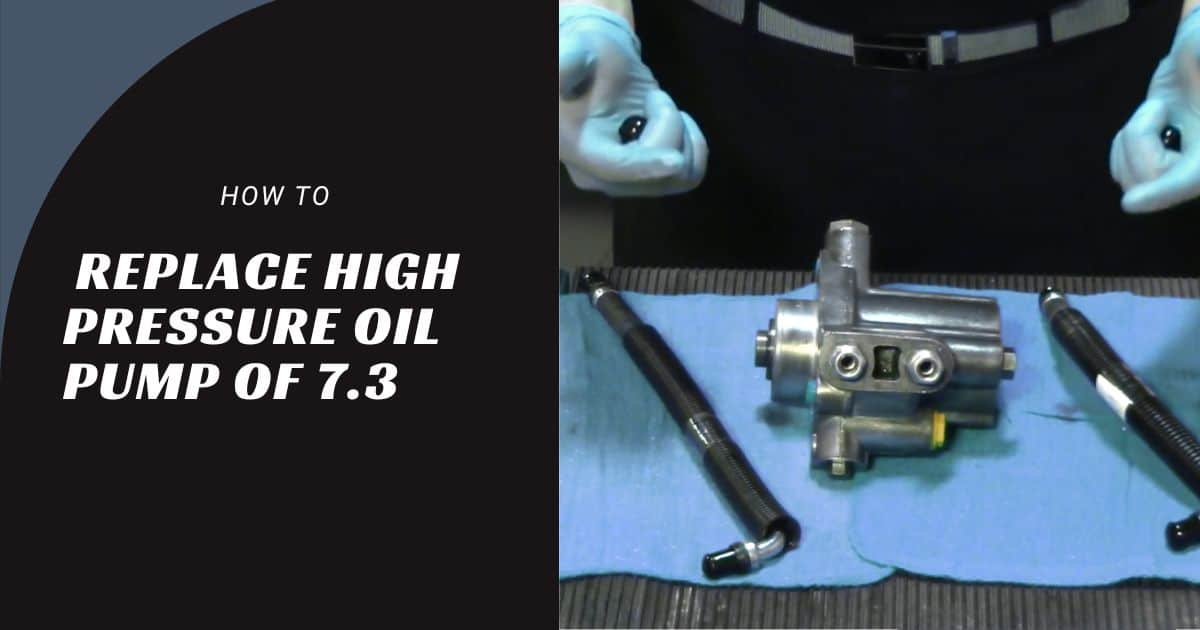 73 High Pressure Oil Pump